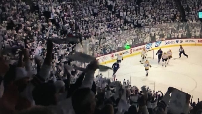 Jets Fans Pack Streets for Annual First Round Exit Party