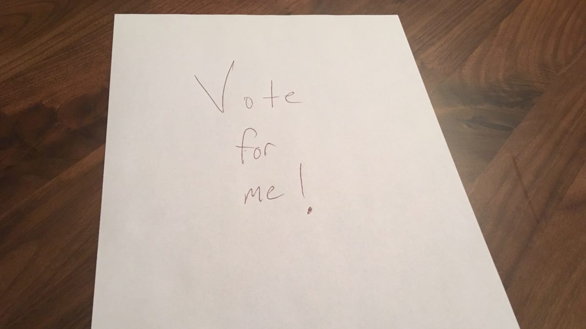 Local Paper Candidate Asking for Your Vote on Monday