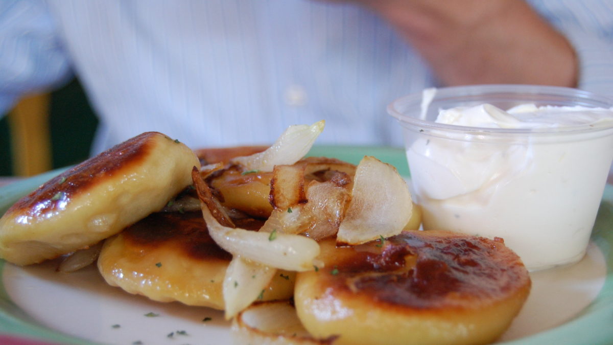 Mennonite Man Discovers Potato and Cheese in His Perogies!