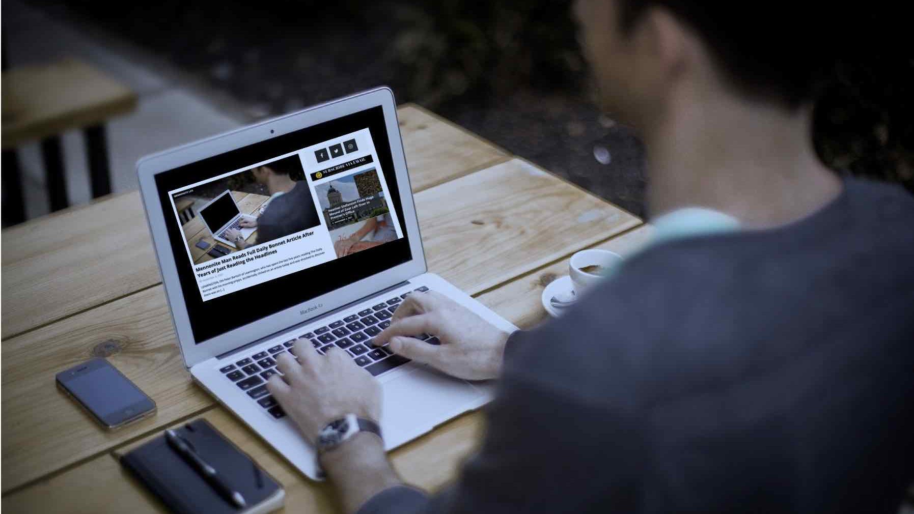 Mennonite Man Reads Full Daily Bonnet Article After Years of Just ...